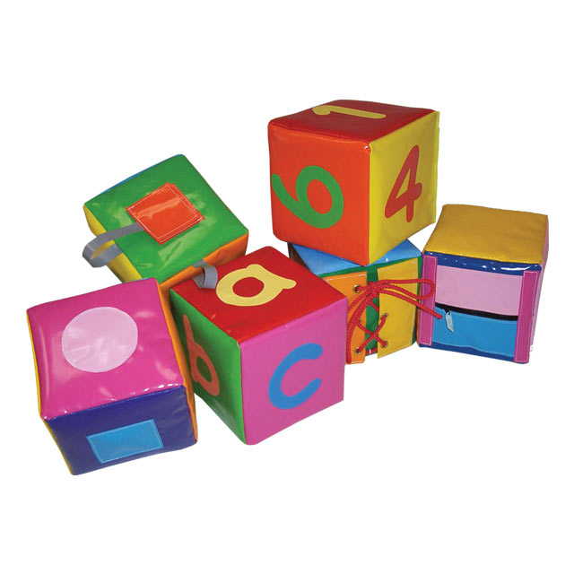 Activity/Educational Range : Set of 6 Activity Cubes